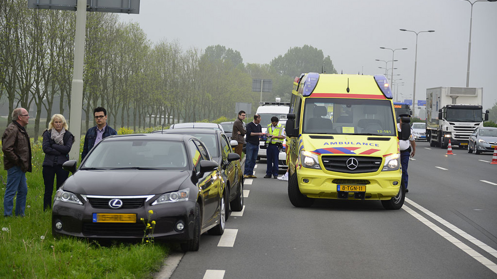 N207 voor even een botsbaan - NH Nieuws