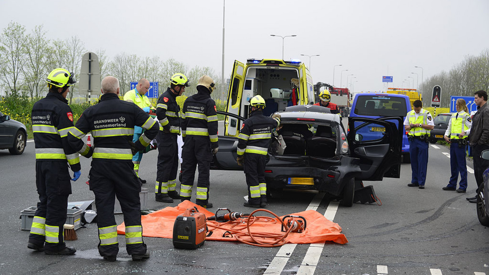 N207 voor even een botsbaan - NH Nieuws