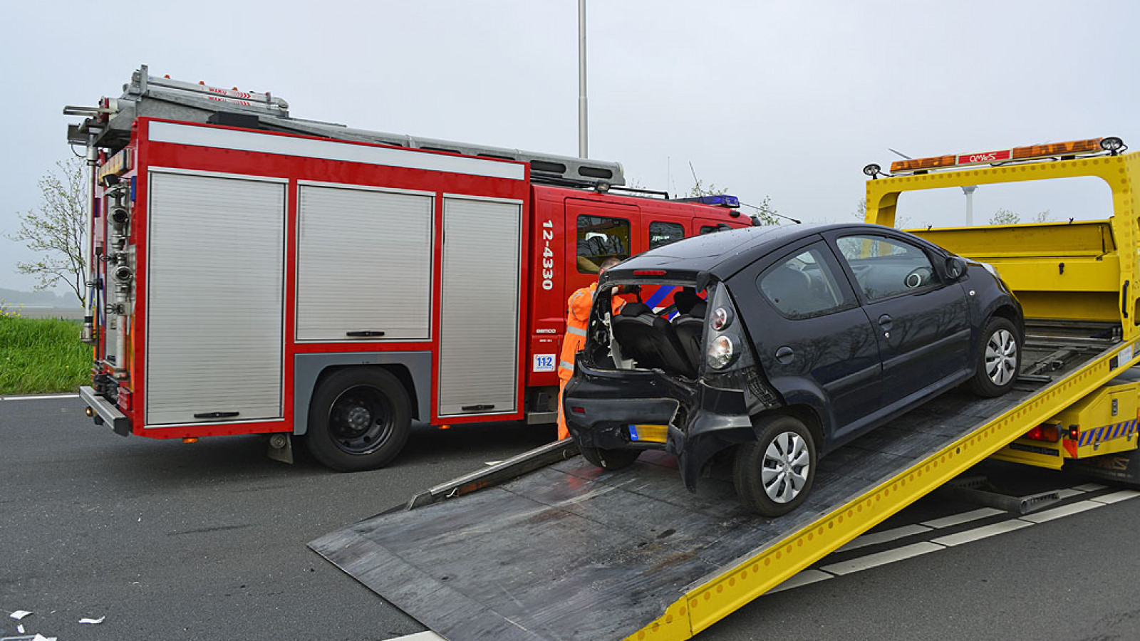 N207 voor even een botsbaan - NH Nieuws