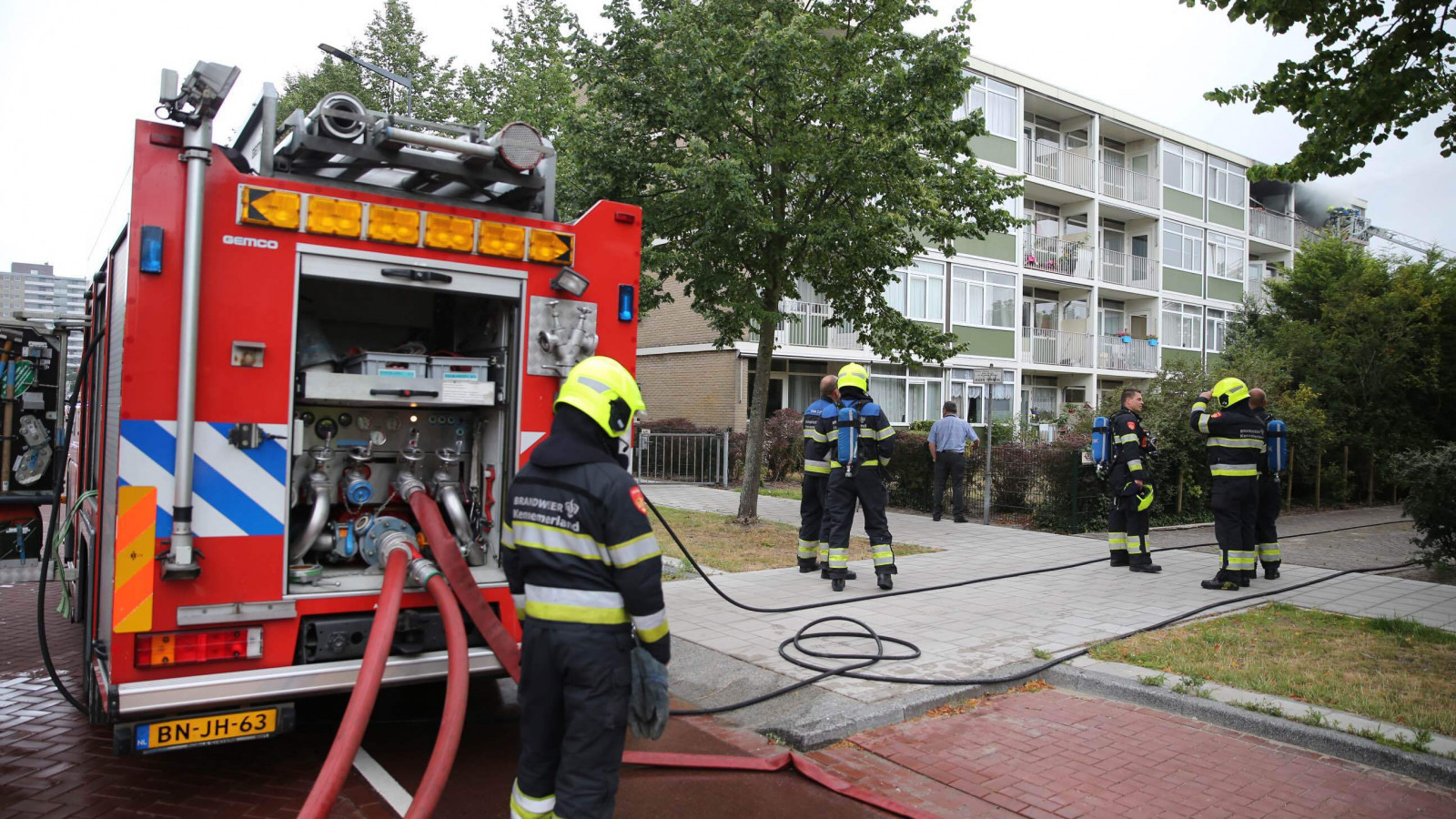 Grote brand in seniorencomplex Haarlem - NH Nieuws