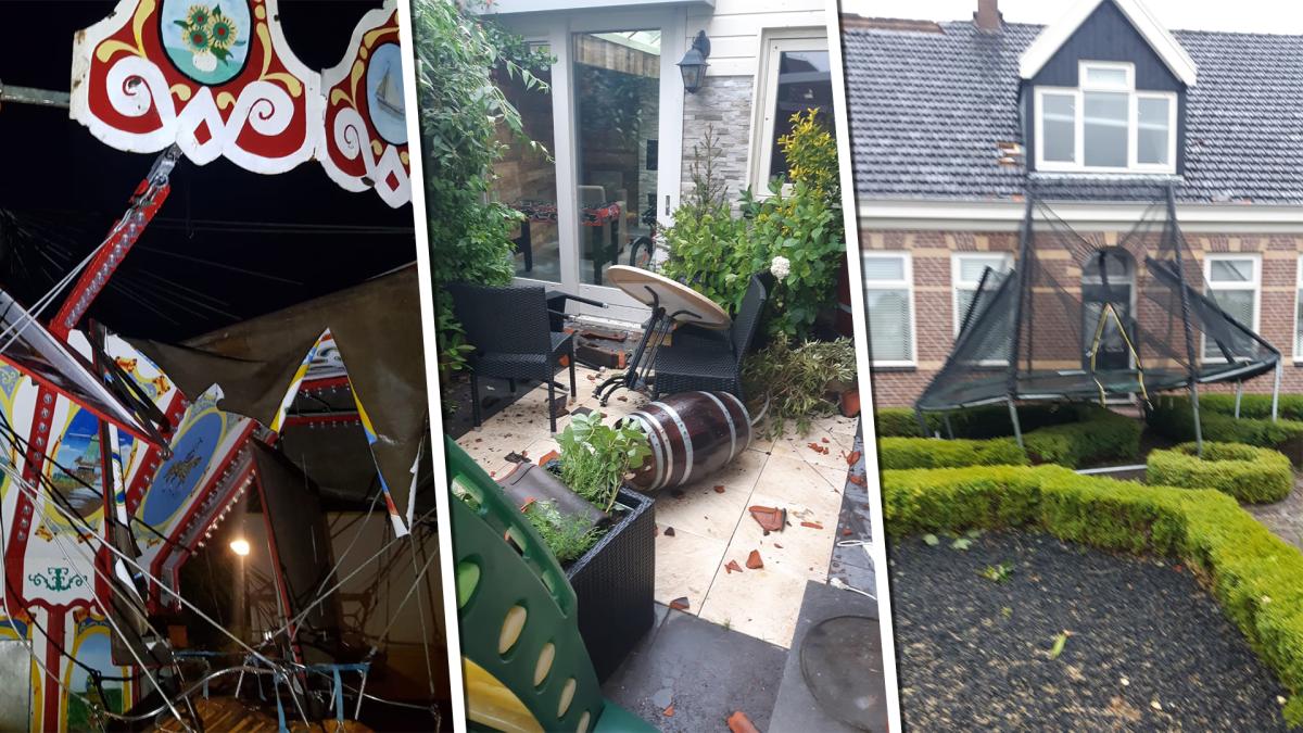 Noord-Holland bij drie zwaarst getroffen provincies: meeste stormschade ...
