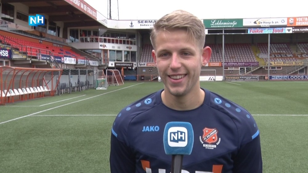 FC Volendam-debutant Jim Beers na anderhalf jaar blessureleed weer bij ...