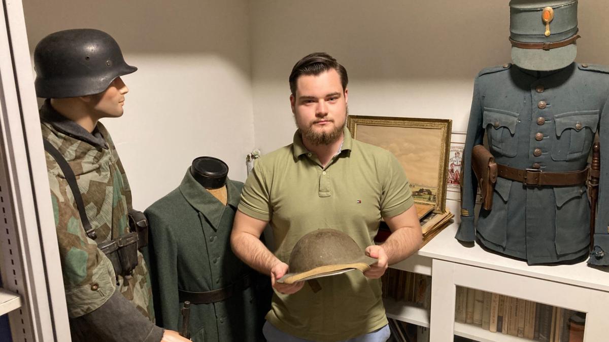 Oorlogsverzamelaar Robin (22) laat collectie zien op V-Day ...