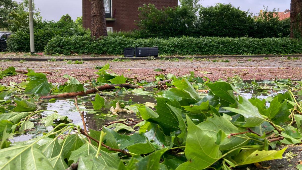 Storm Poly raast over West-Friesland, hoogtepunt lijkt voorbij