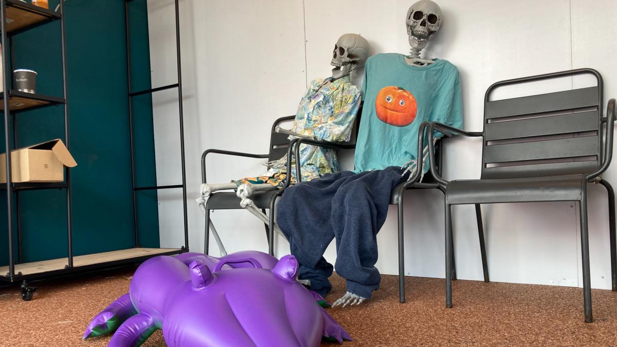 Dit is waarom Raoul twee skeletten in zijn pand heeft gezet - NH Nieuws