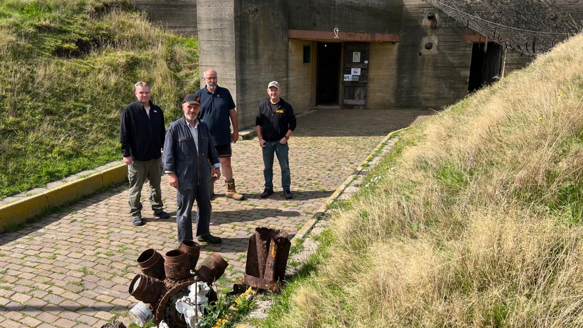 Opgraving Texelse bunker Texla levert in ieder geval twee gebruikte ...