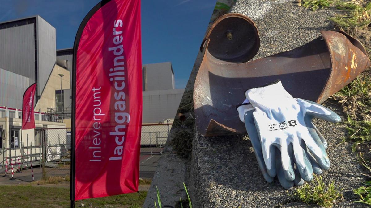 Klaar met ontploffende lachgastanks: tientje voor wie 'm inlevert bij ...