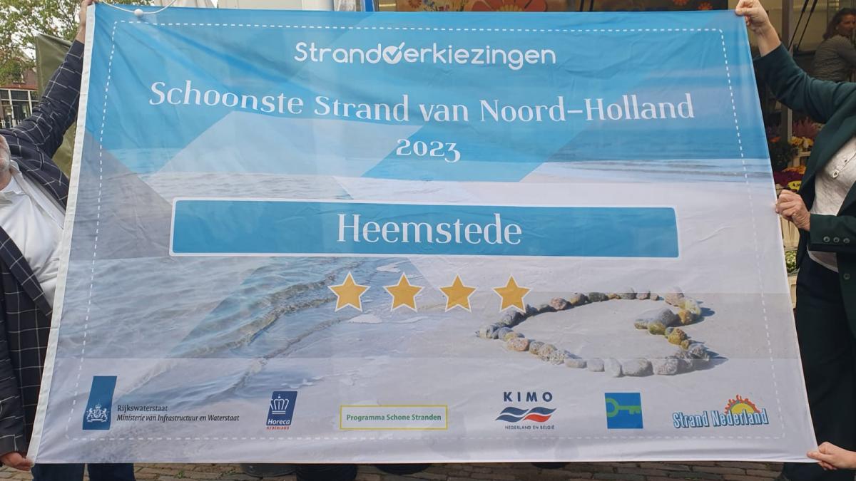 En de winnaar van het schoonste strand van Noord-Holland is ...