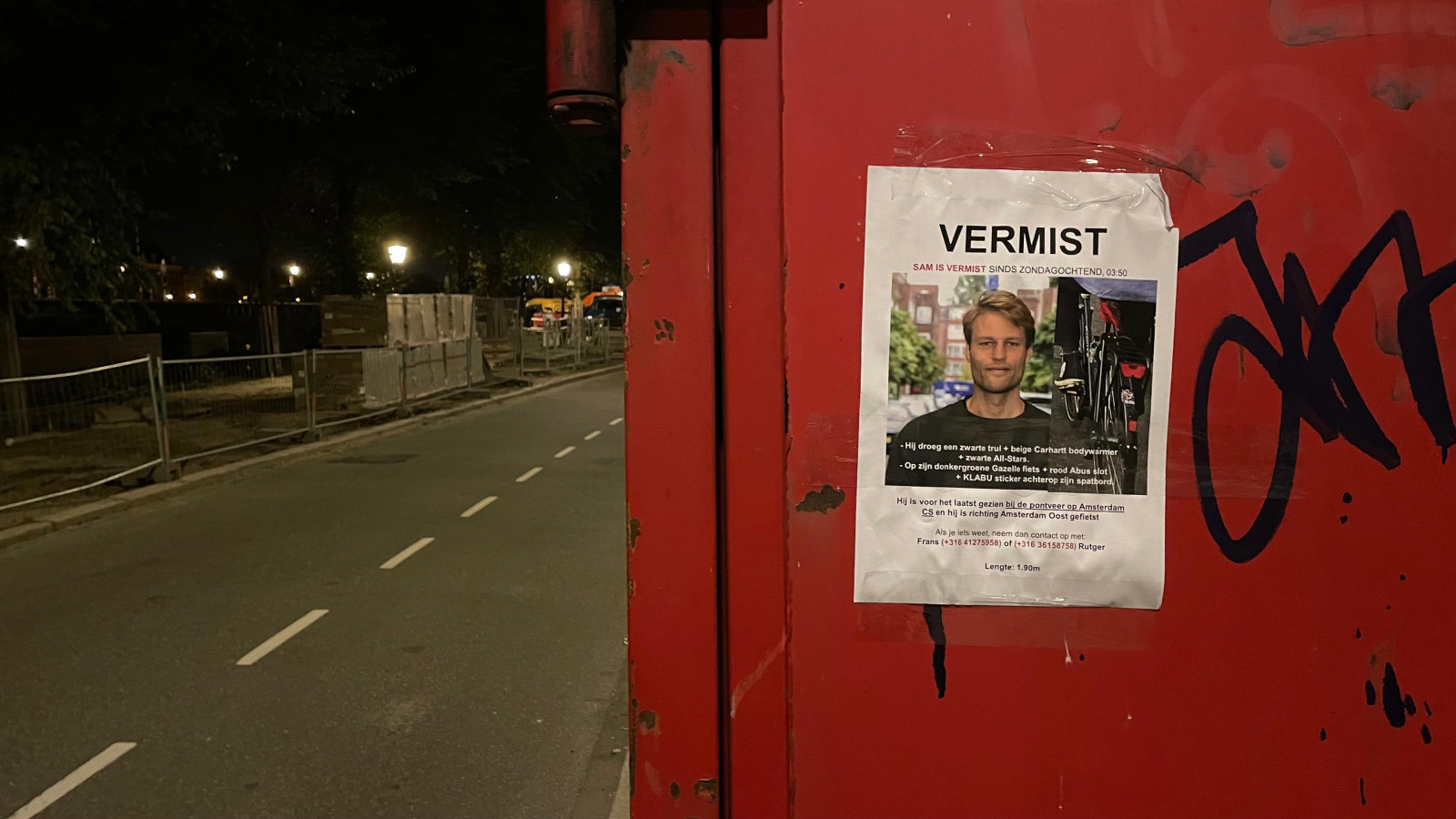 Politie zoekt nu ook in het water naar de vermiste Sam - NH Nieuws