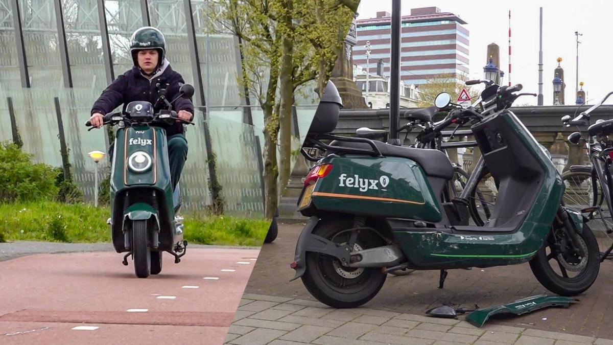 Felyx moet uit Amsterdam vertrekken, waarom staan er dan nog scooters ...
