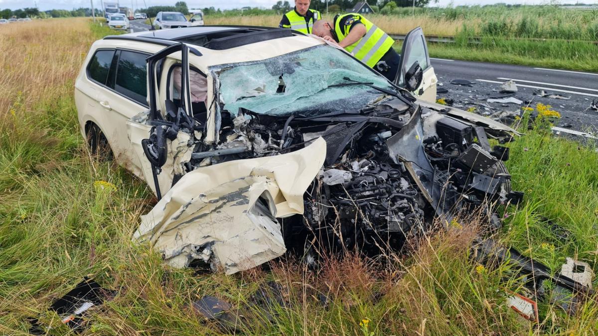 Enorme ravage na zwaar ongeval op beruchte N9, een gewonde - NH Nieuws