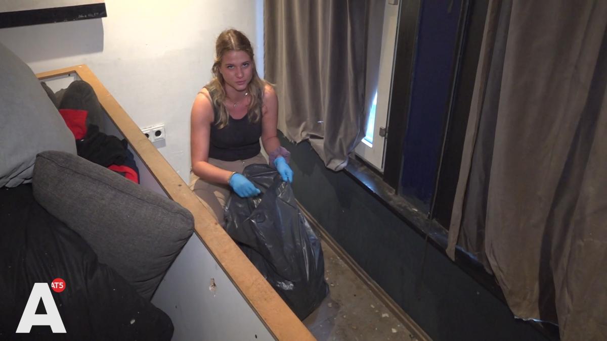 TikTokker Anna maakt voor de lol de meest gore studentenhuizen schoon ...