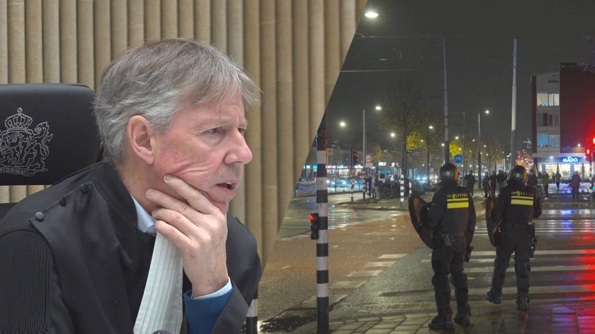 Verdachte van rellen Plein '40-'45 in Amsterdam voor de rechter: "Het ...