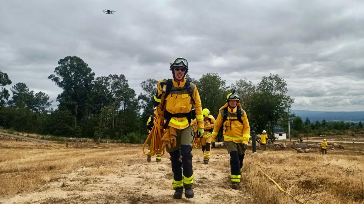 Brandweerman Maurice hielp met blussen van enorme natuurbrand in Spanje