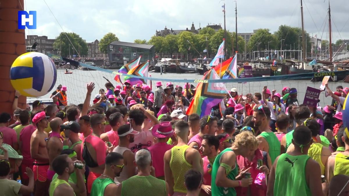 Queer asielzoekers vonden op de Pride-boot wat het azc vaak mist