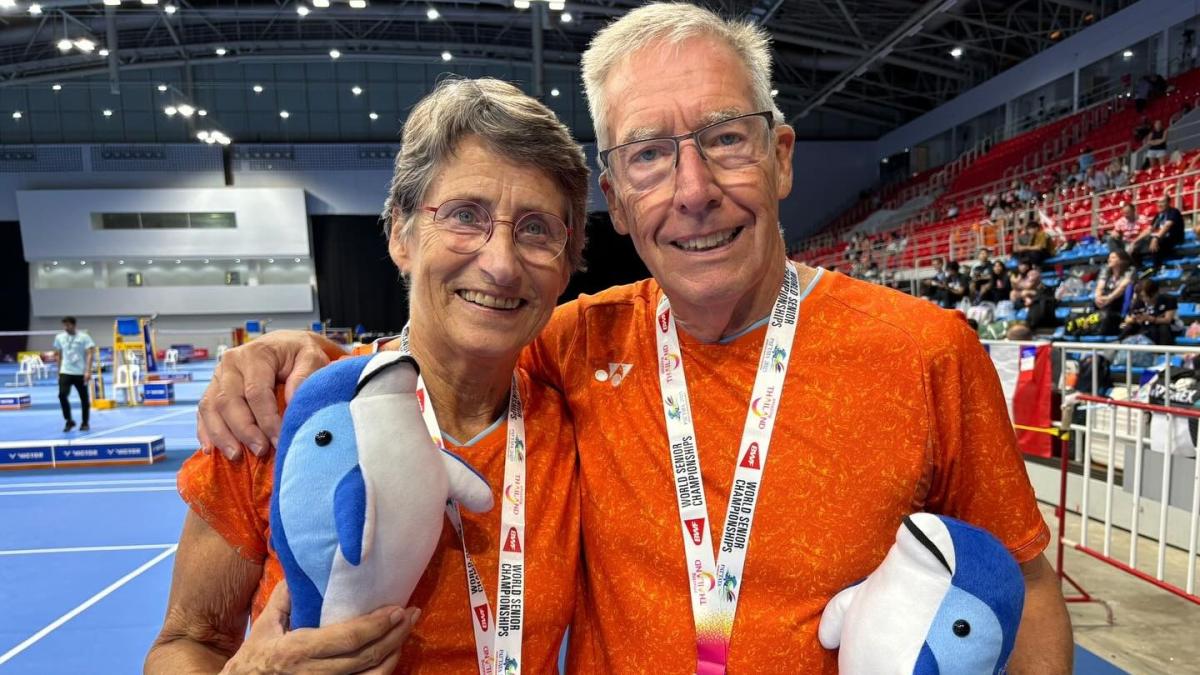 Superfitte Rob en Marjan Ridder (72) zijn wereldkampioen badminton bij ...