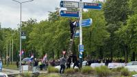 Tegengeluid klinkt bij demonstratie Loosdrecht: "Sfeer in het dorp is ...